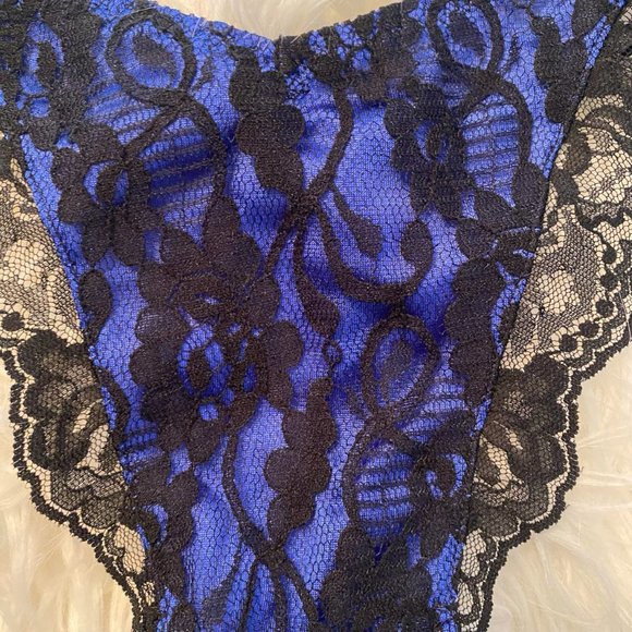 Chick By His | Intimates & Sleepwear | Royal Blue And Black Brathong ...